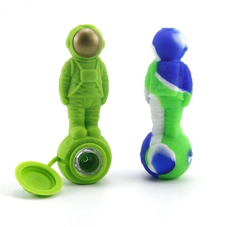 Silicone Space Man Weed Smoking Pipe – Truth or Dare!
